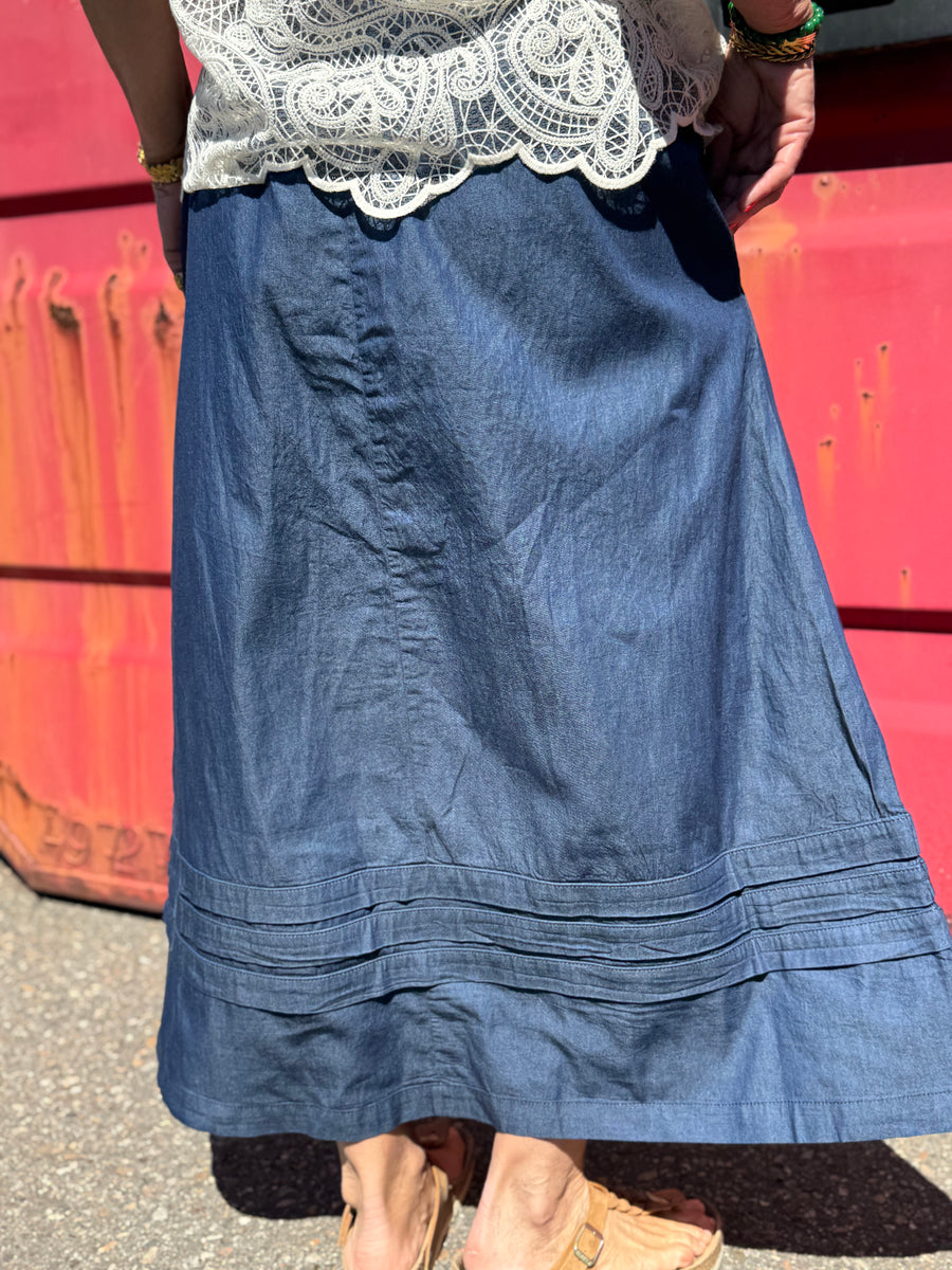 Culture Mone Michelle Skirt - Rinse Wash – Moster D